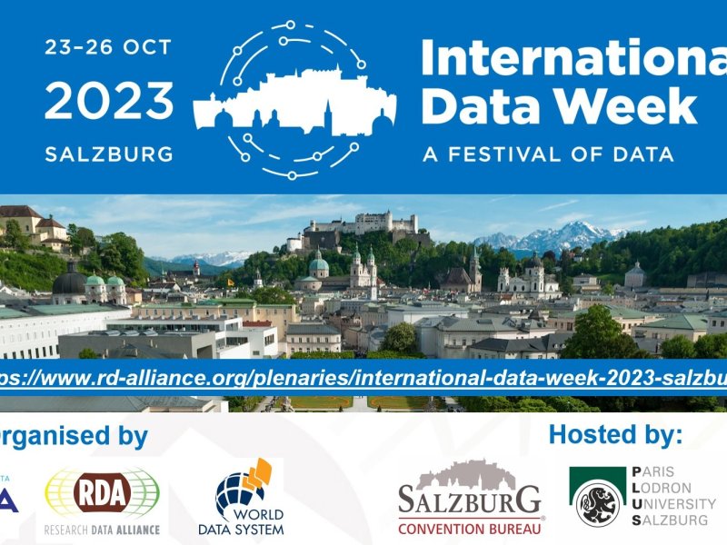 RDA Plenary - International Data Week 2023 | EUDAT